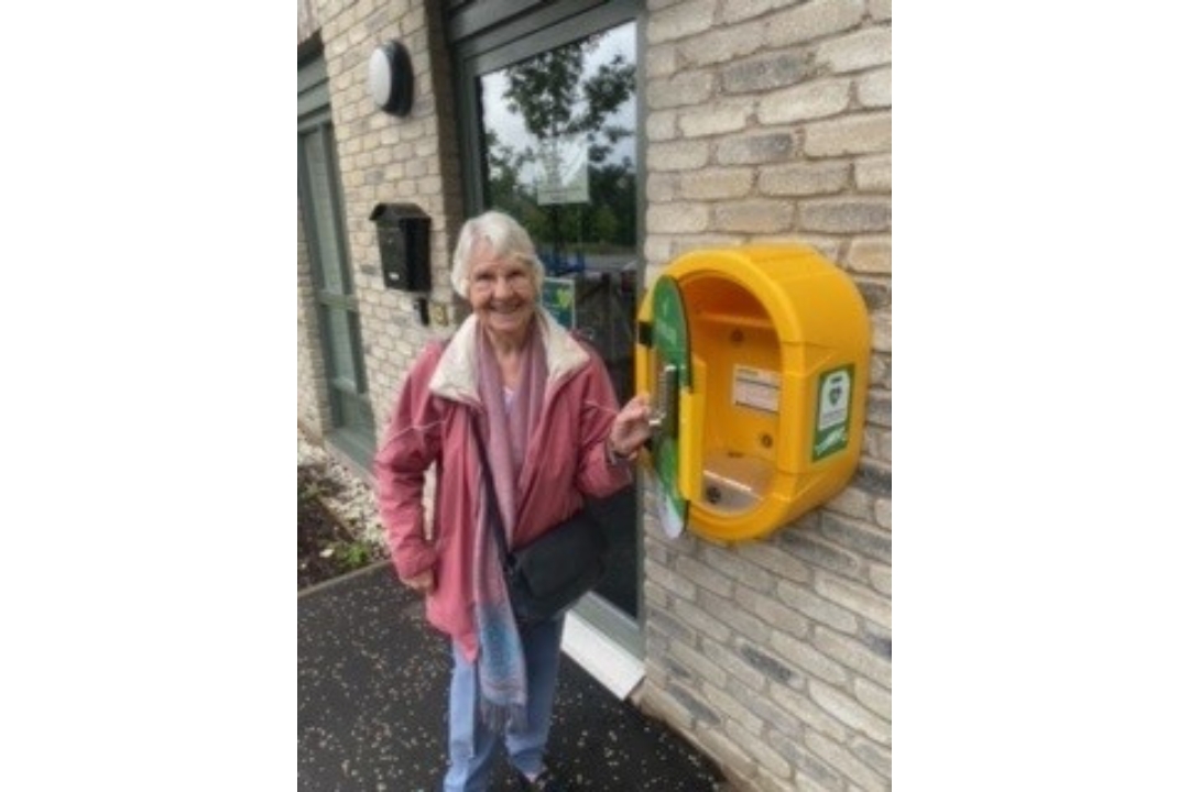Defibrillator installed in Cumbernauld | Sanctuary Scotland